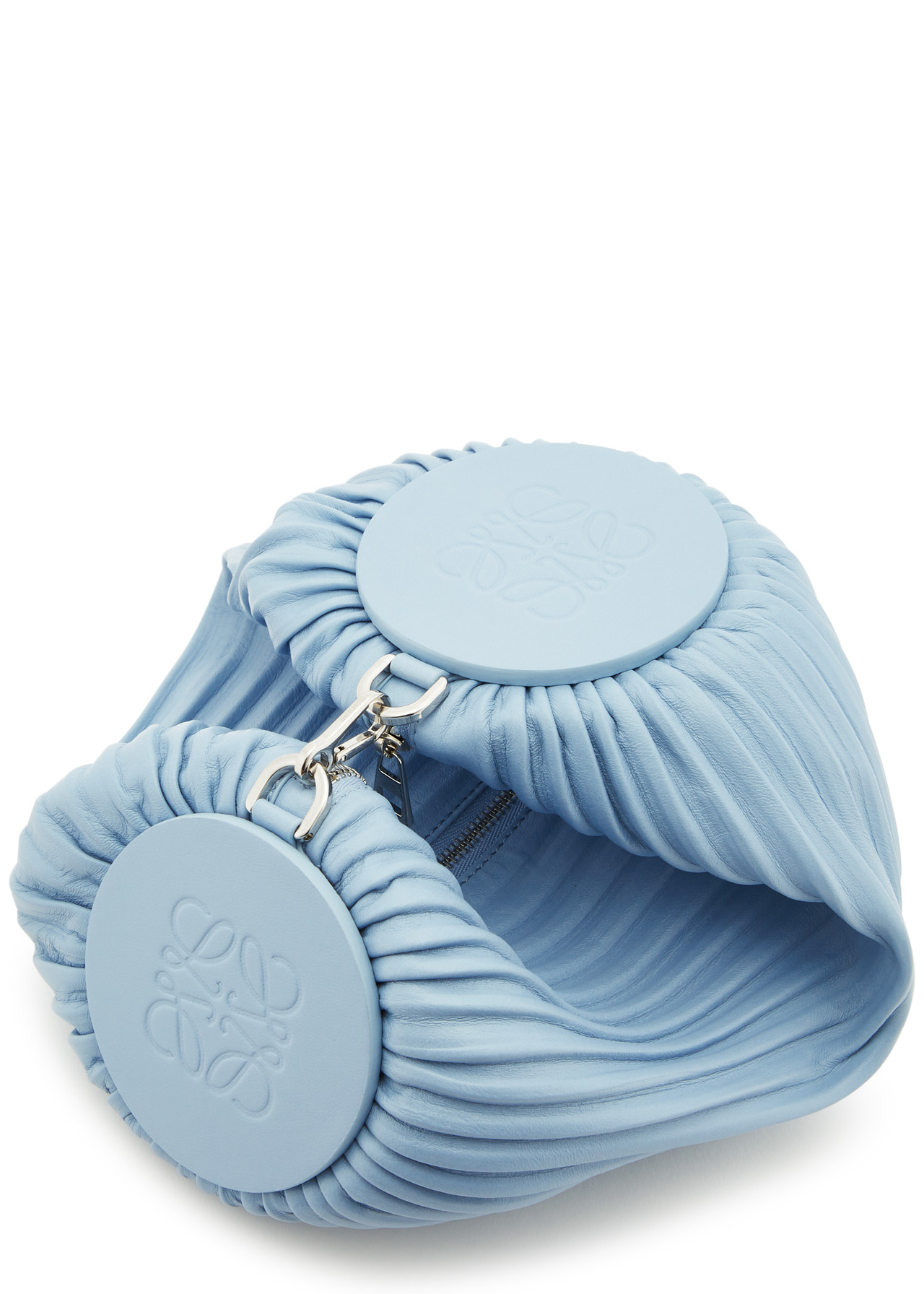 LOEWE Bracelet pleated leather clutch | Harvey Nichols
