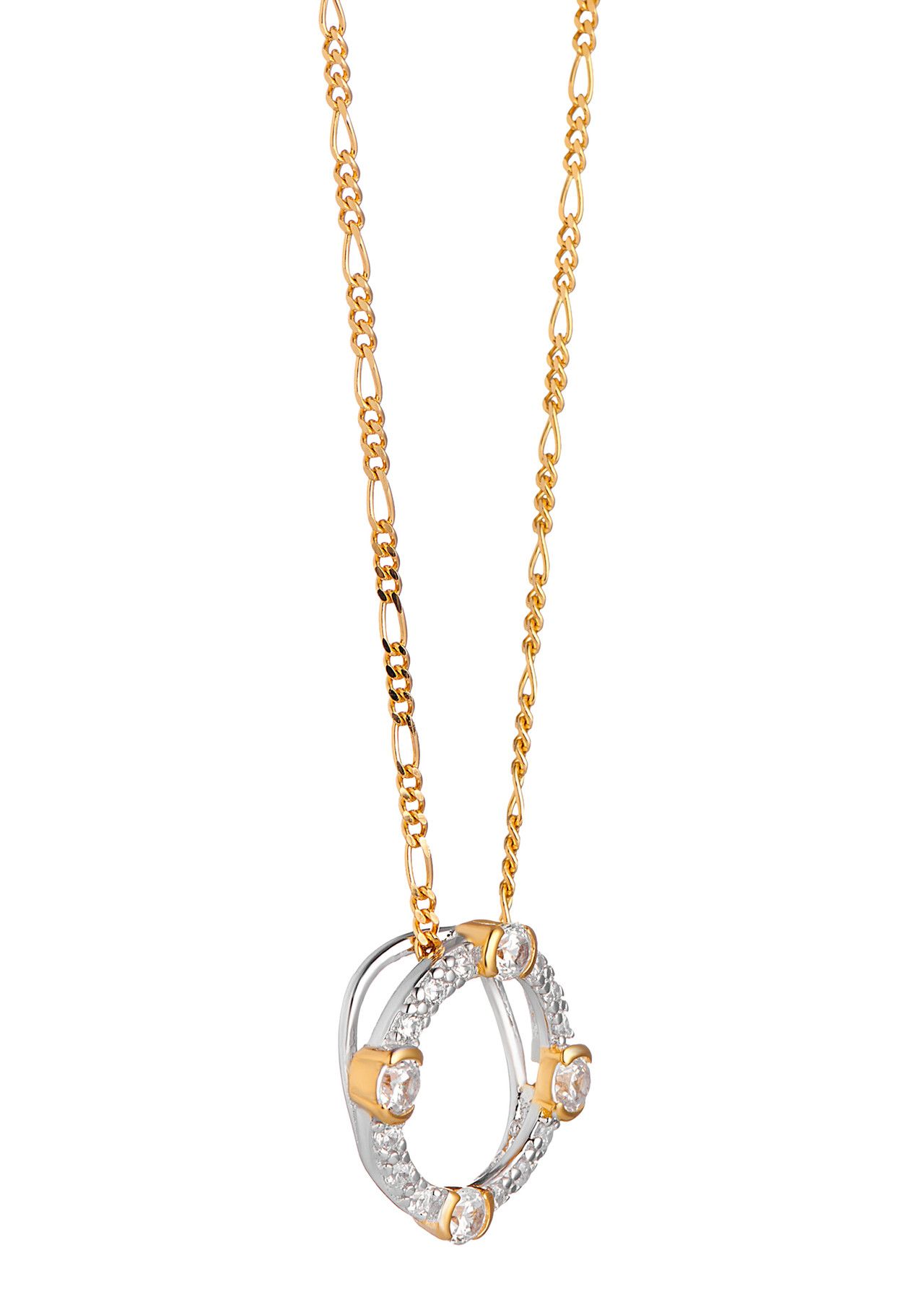 LAURA VANN Luna 18kt gold-plated necklace | Harvey Nichols