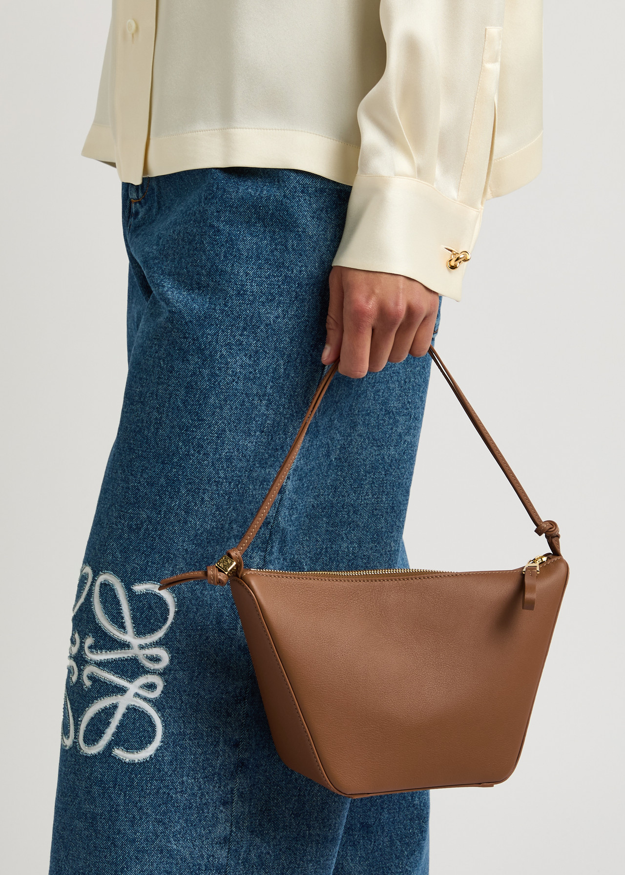 LOEWE Hammock Hobo mini leather shoulder bag | Harvey Nichols