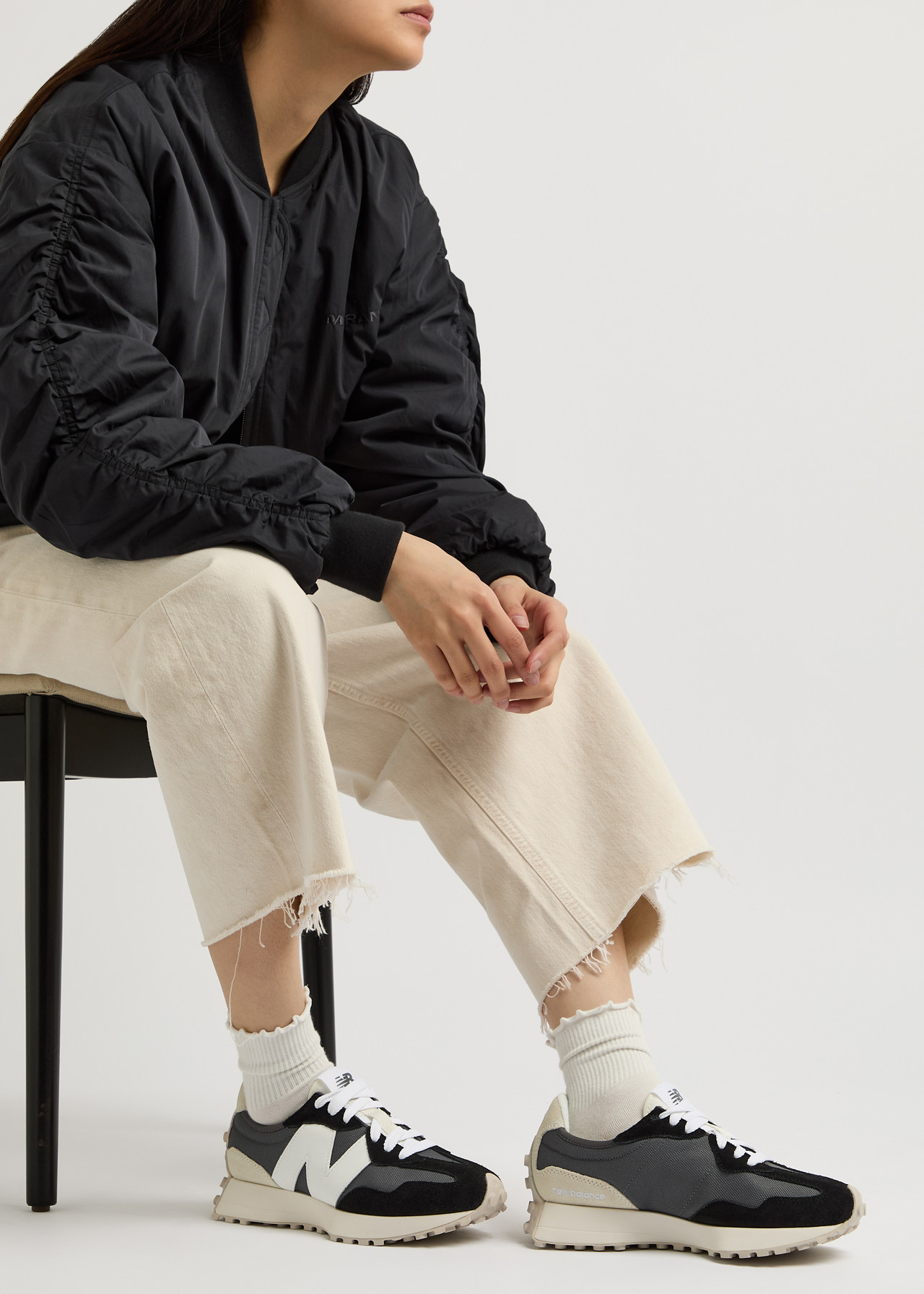 NEW BALANCE 327 panelled canvas sneakers | Harvey Nichols