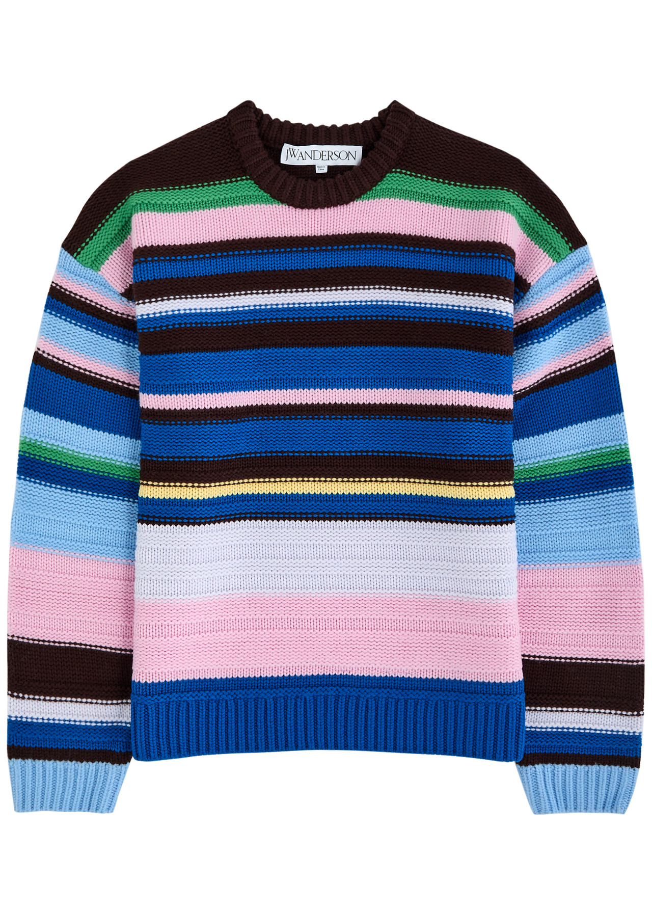 JW ANDERSON Striped wool jumper | Harvey Nichols