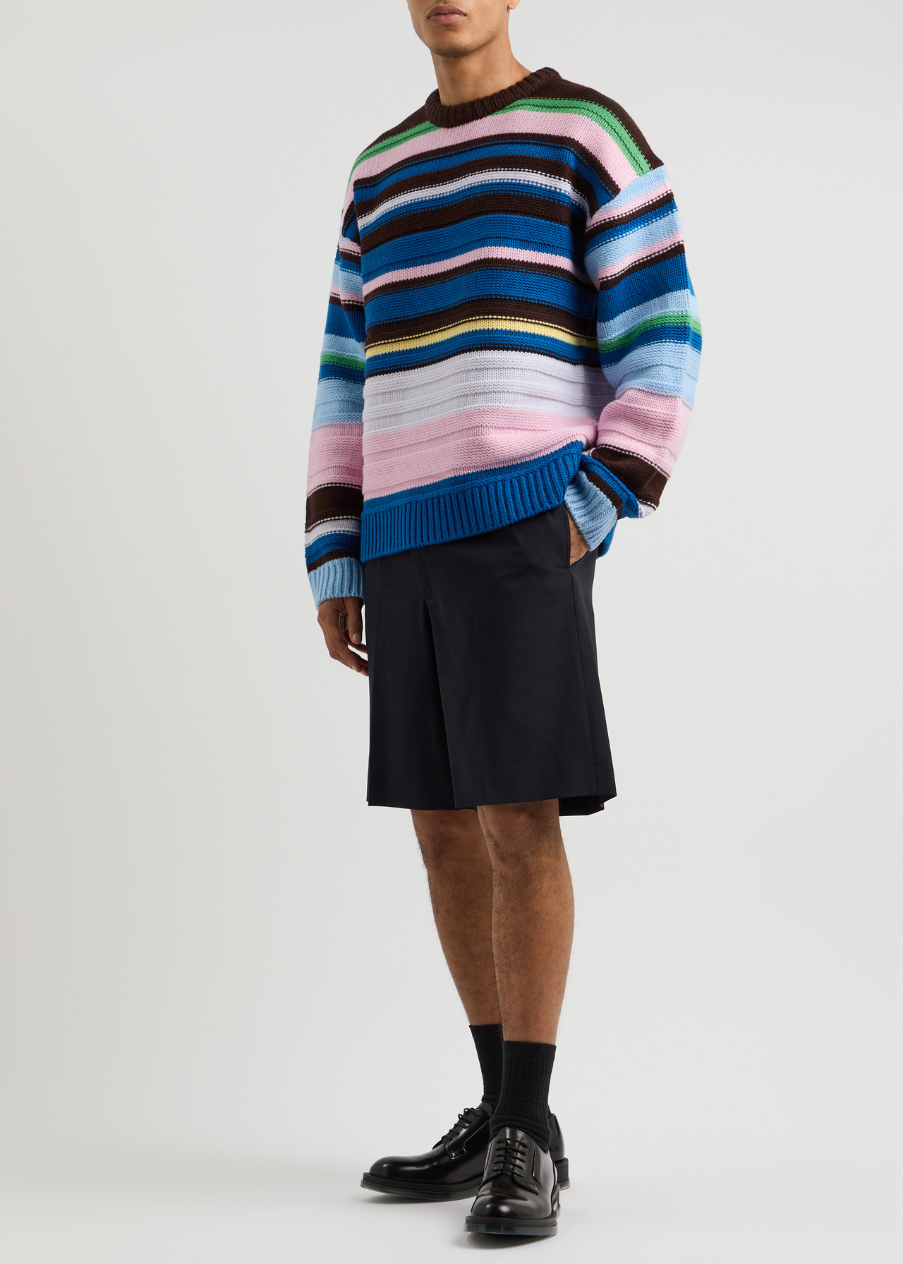JW ANDERSON Striped wool jumper | Harvey Nichols