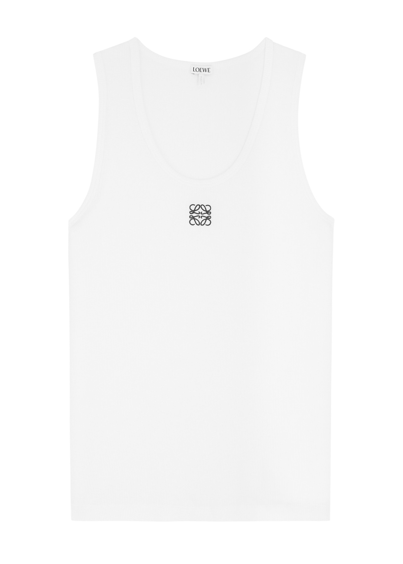 LOEWE Anagram-embroidered stretch-cotton vest | Harvey Nichols