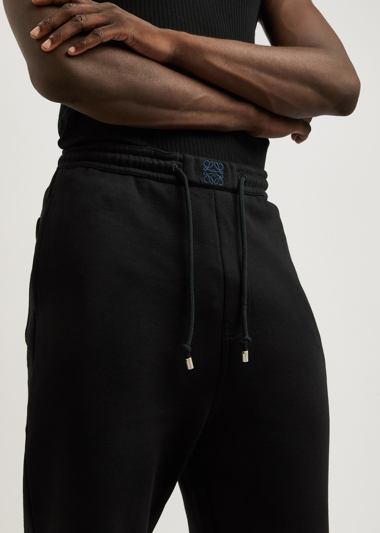 LOEWE Anagram-embroidered cotton sweatpants | Harvey Nichols