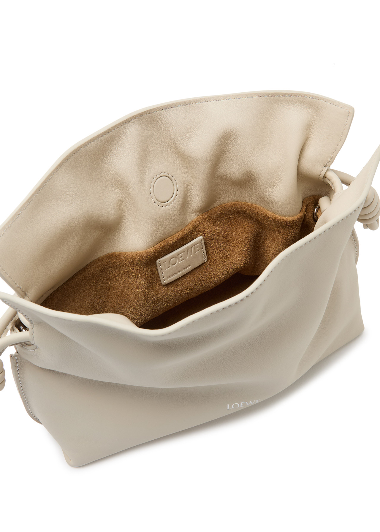 LOEWE Flamenco mini leather clutch | Harvey Nichols