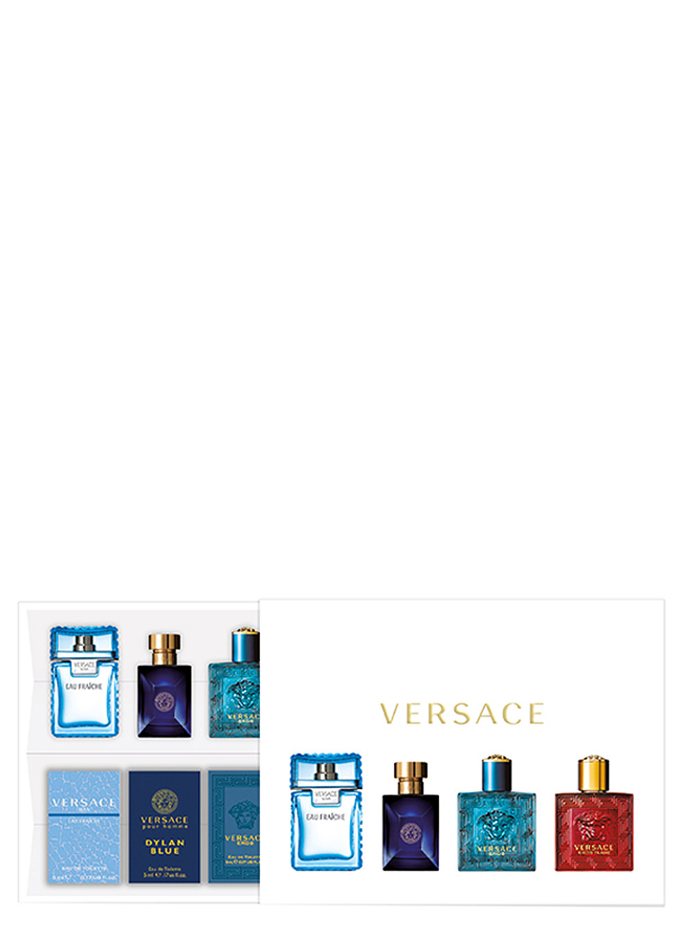 VERSACE Versace Mens Mini Fragrance Set 4 x 5ml | Harvey Nichols