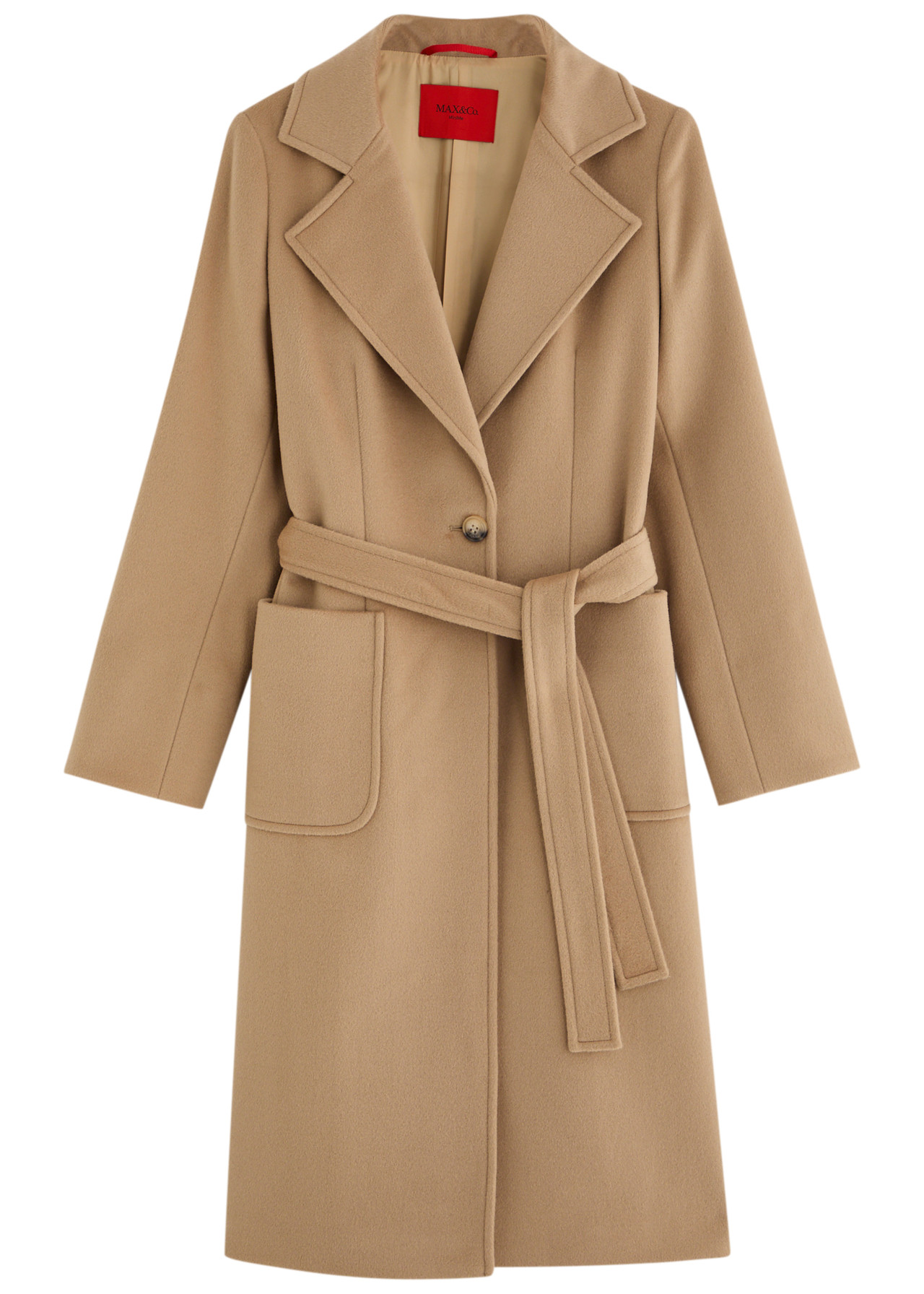 MAX&CO KIDS Belted wool coat | Harvey Nichols