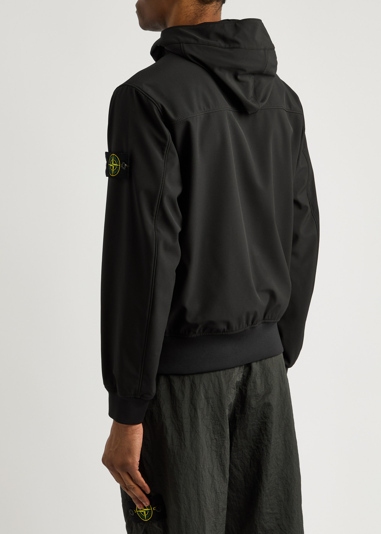 STONE ISLAND Shell-R hooded shell bomber jacket | Harvey Nichols