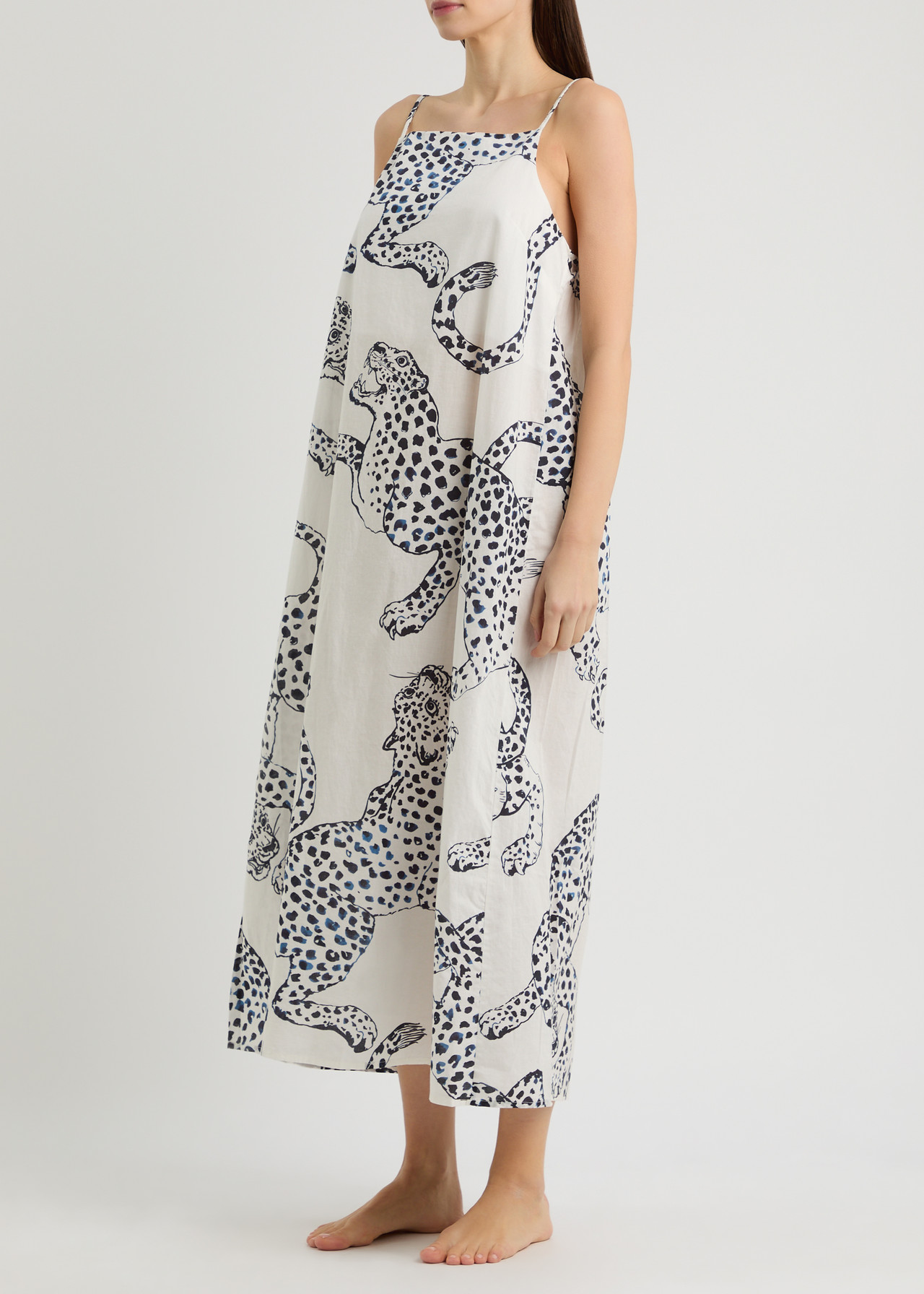 DESMOND & DEMPSEY Jag printed cotton nightdress | Harvey Nichols