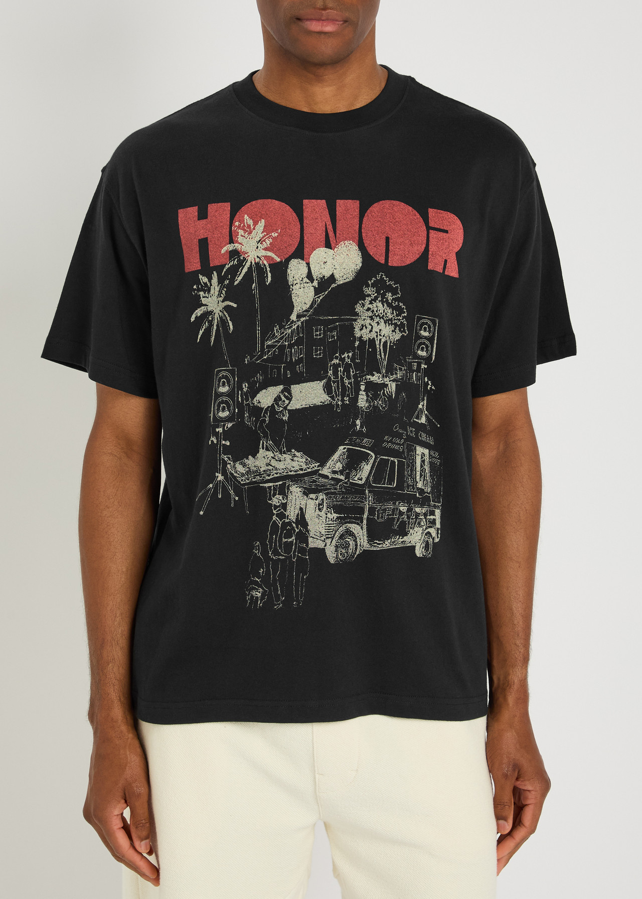 HONOR THE GIFT Printed cotton T-shirt | Harvey Nichols
