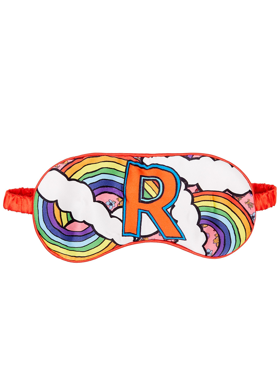 JESSICA RUSSELL FLINT R Is For Rainbow silk eye mask | Harvey Nichols