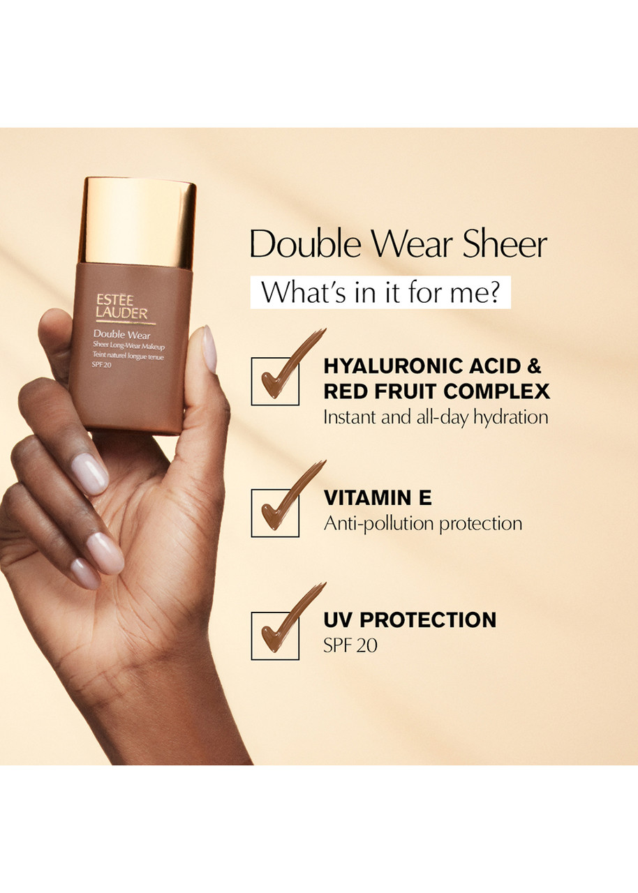 ESTÉE LAUDER Double Wear Sheer Long-Wear Foundation SPF20 30ml | Harvey ...
