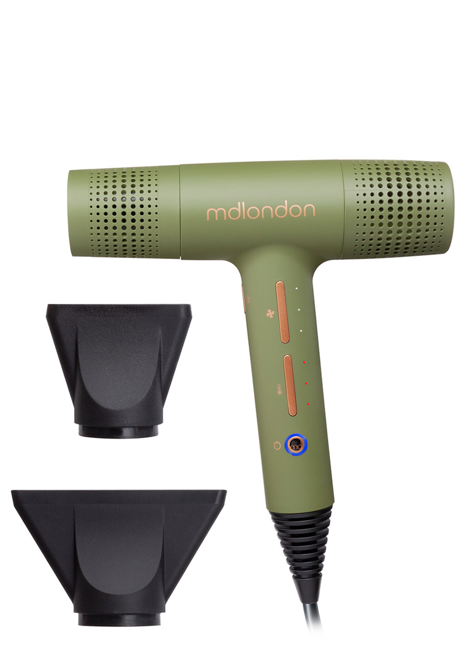 MDLONDON BLOW Brushless Dryer - Olive Green | Harvey Nichols