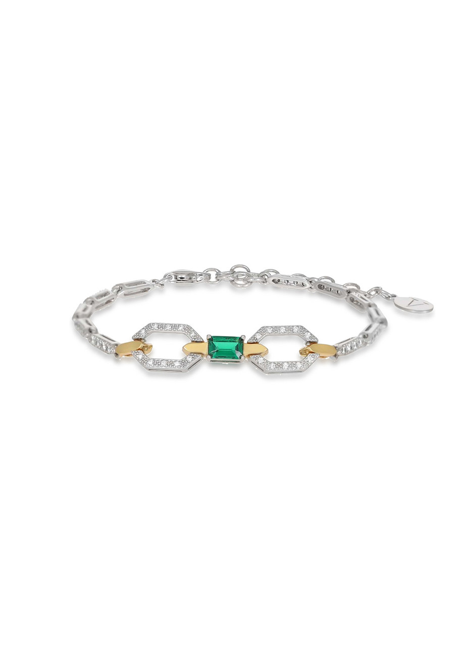LAURA VANN Thalia crystal-embellished bracelet | Harvey Nichols