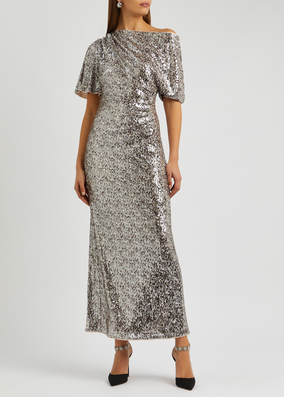 DIANE VON FURSTENBERG Wittrock sequin gown | Harvey Nichols