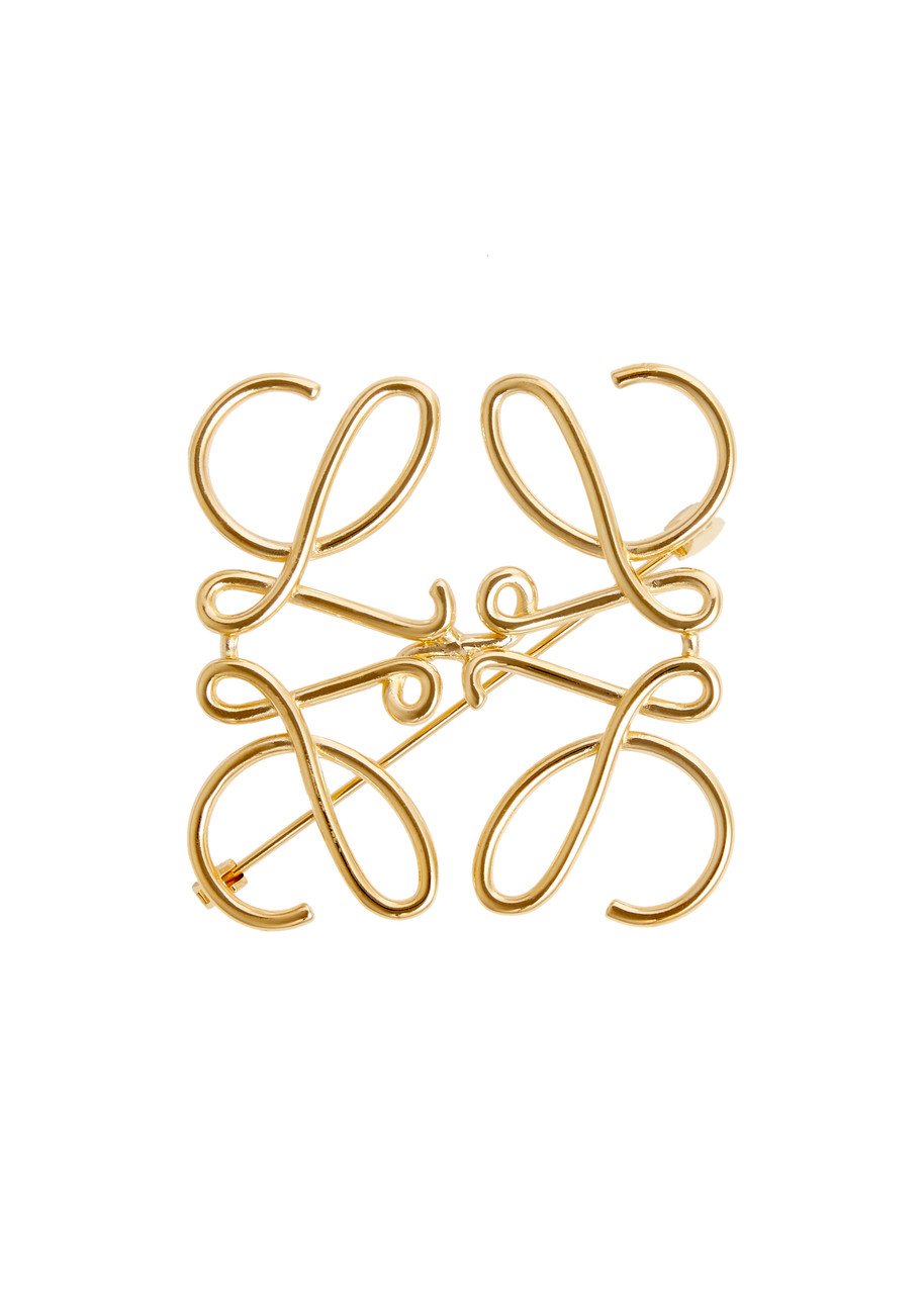 LOEWE Anagram brooch | Harvey Nichols