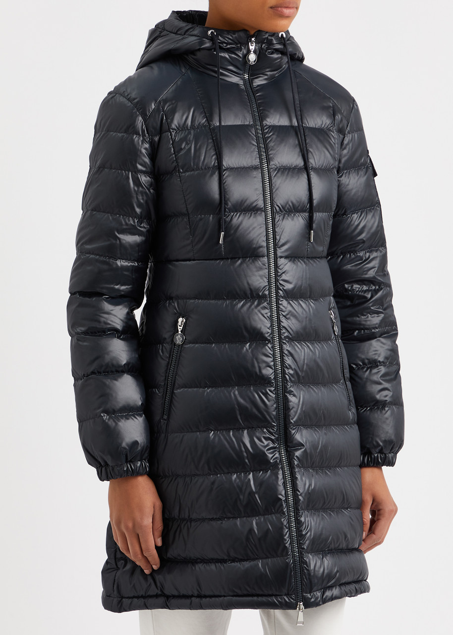 MONCLER Amintore quilted shell coat | Harvey Nichols