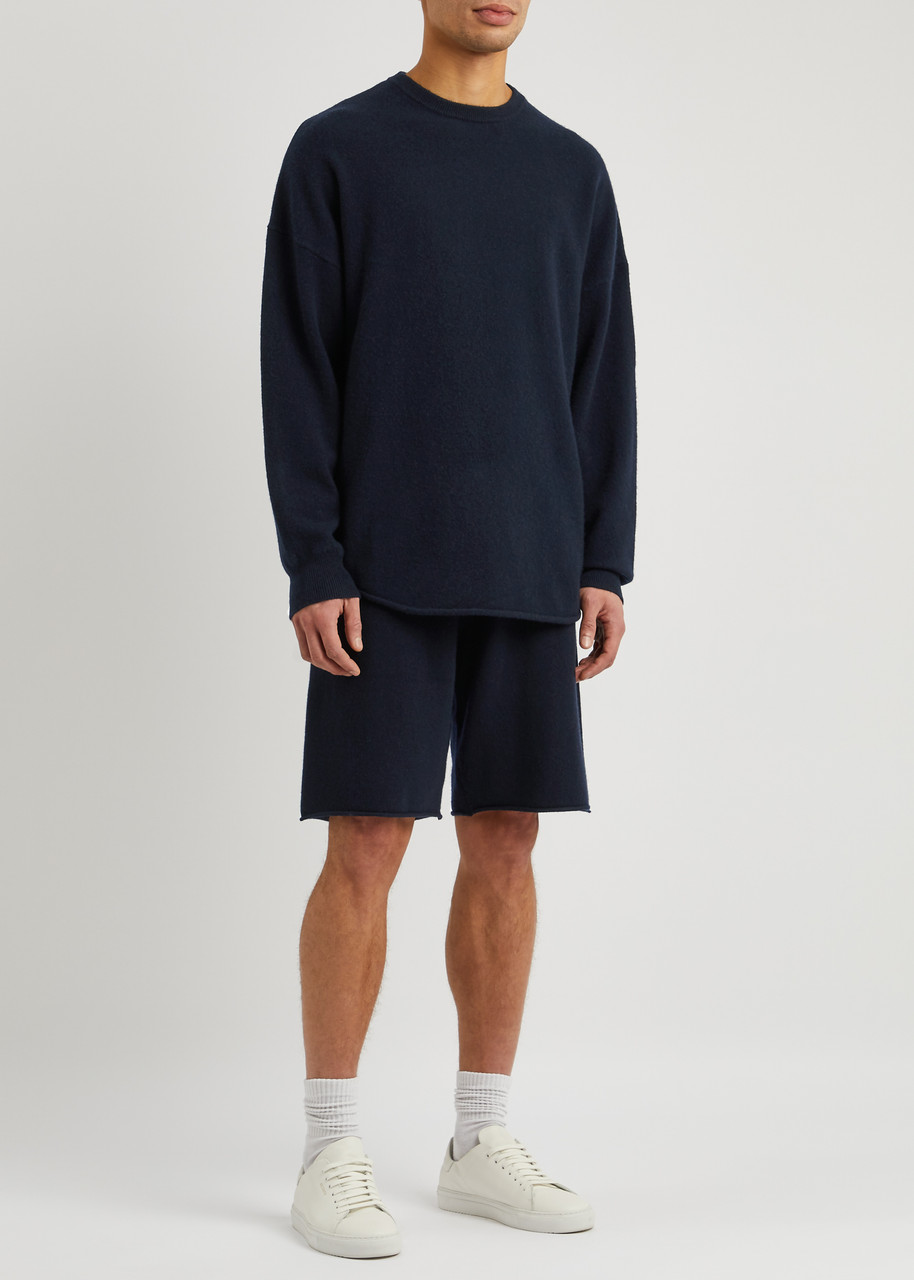 EXTREME CASHMERE N°240 Laufen cashmere-blend shorts | Harvey Nichols