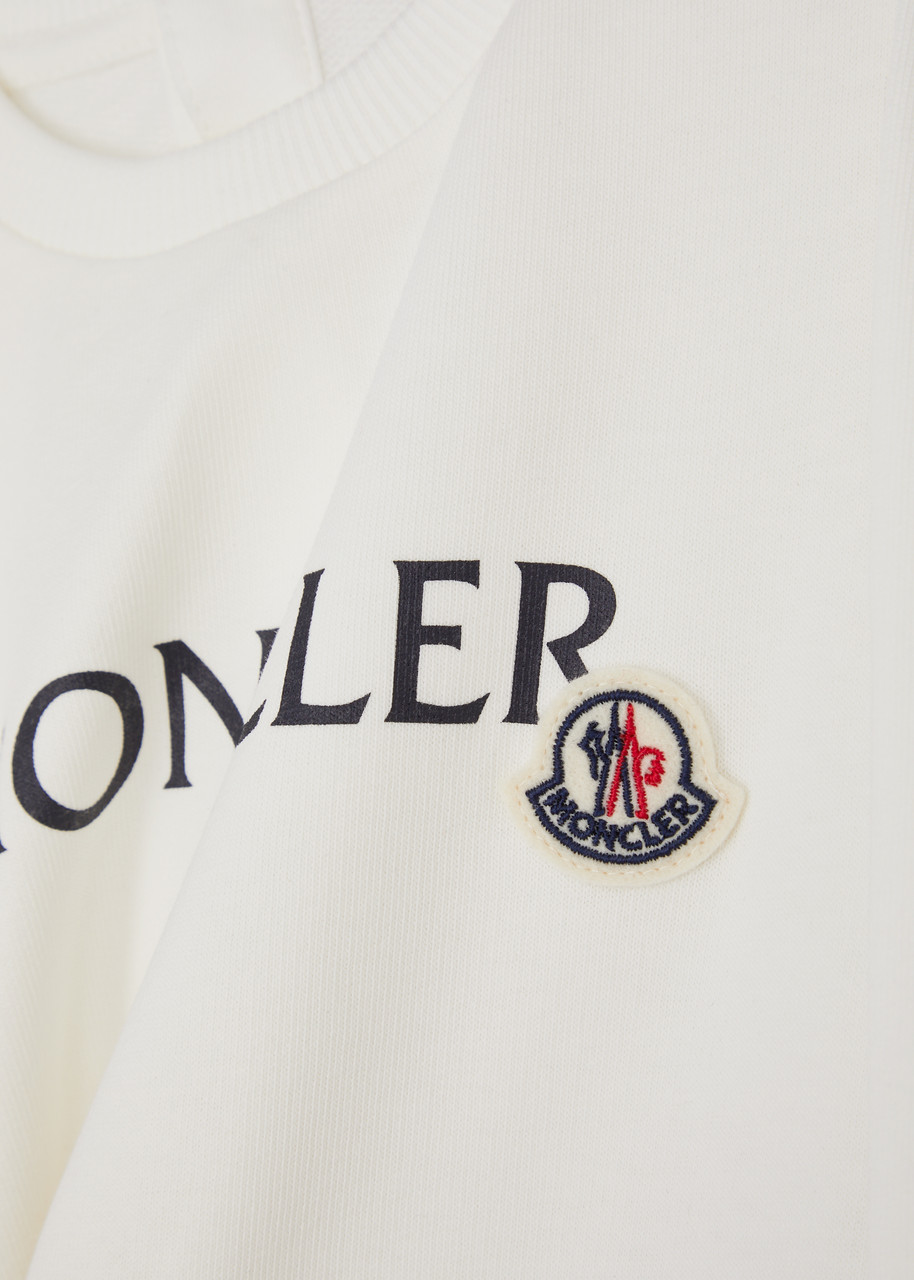 MONCLER KIDS Logo stretch-cotton babygrow | Harvey Nichols