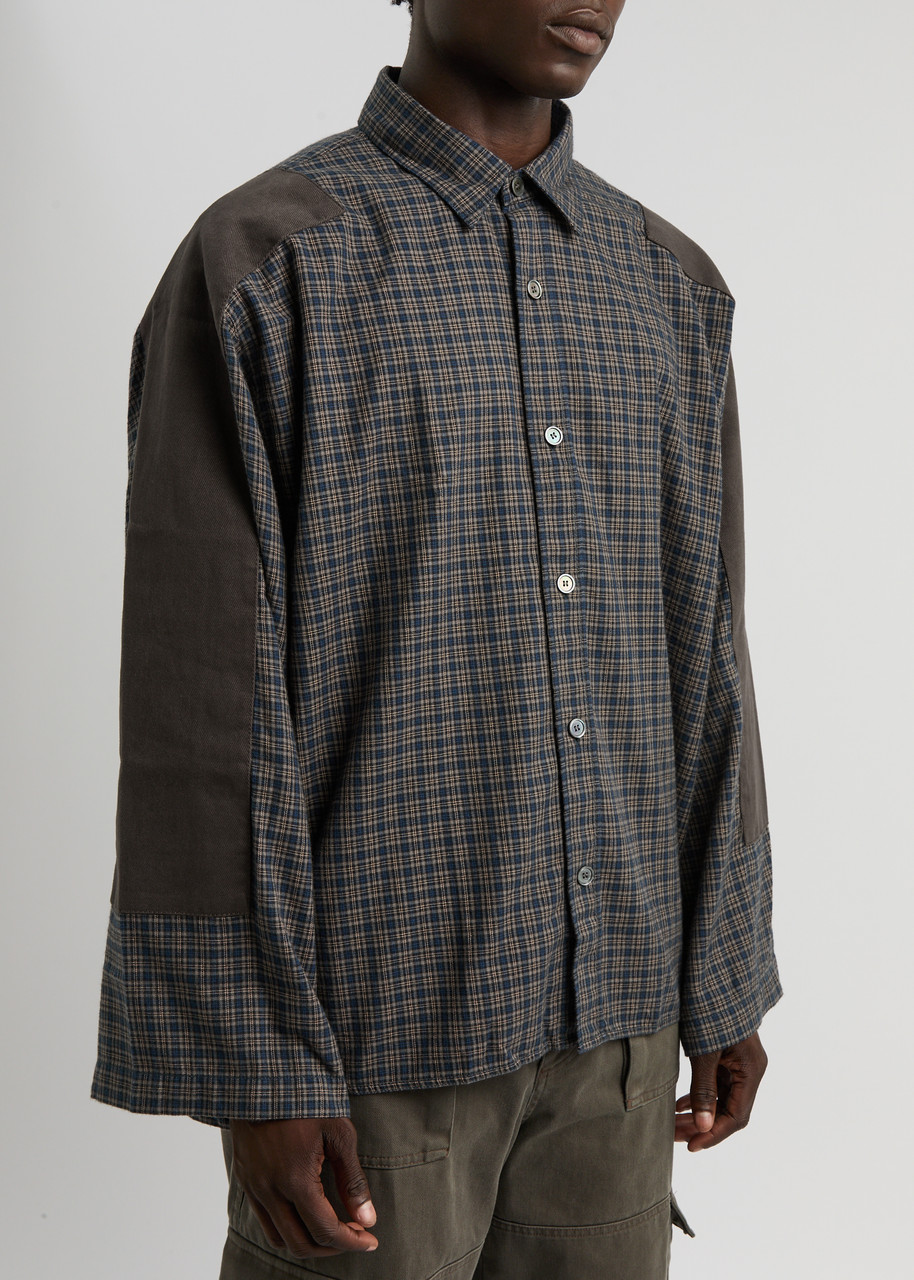 ACNE STUDIOS Checked flannel shirt | Harvey Nichols