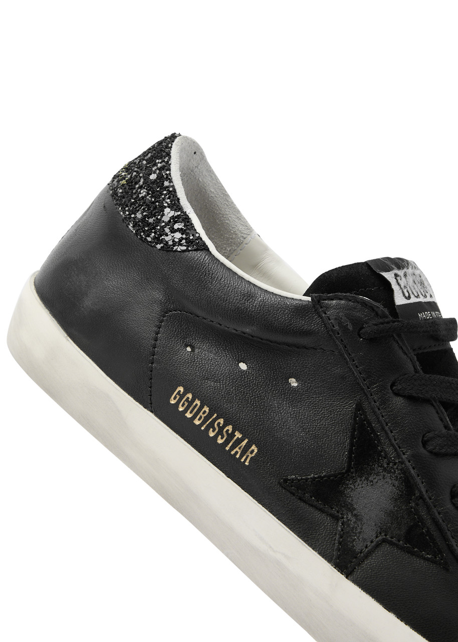 GOLDEN GOOSE Super-Star distressed leather sneakers | Harvey Nichols