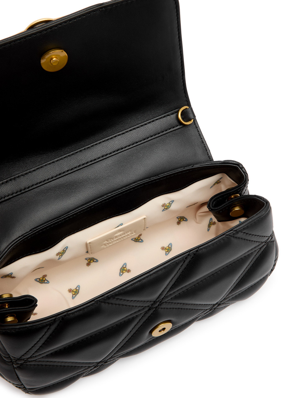 VIVIENNE WESTWOOD Hazel medium quilted leather shoulder bag | Harvey Nichols