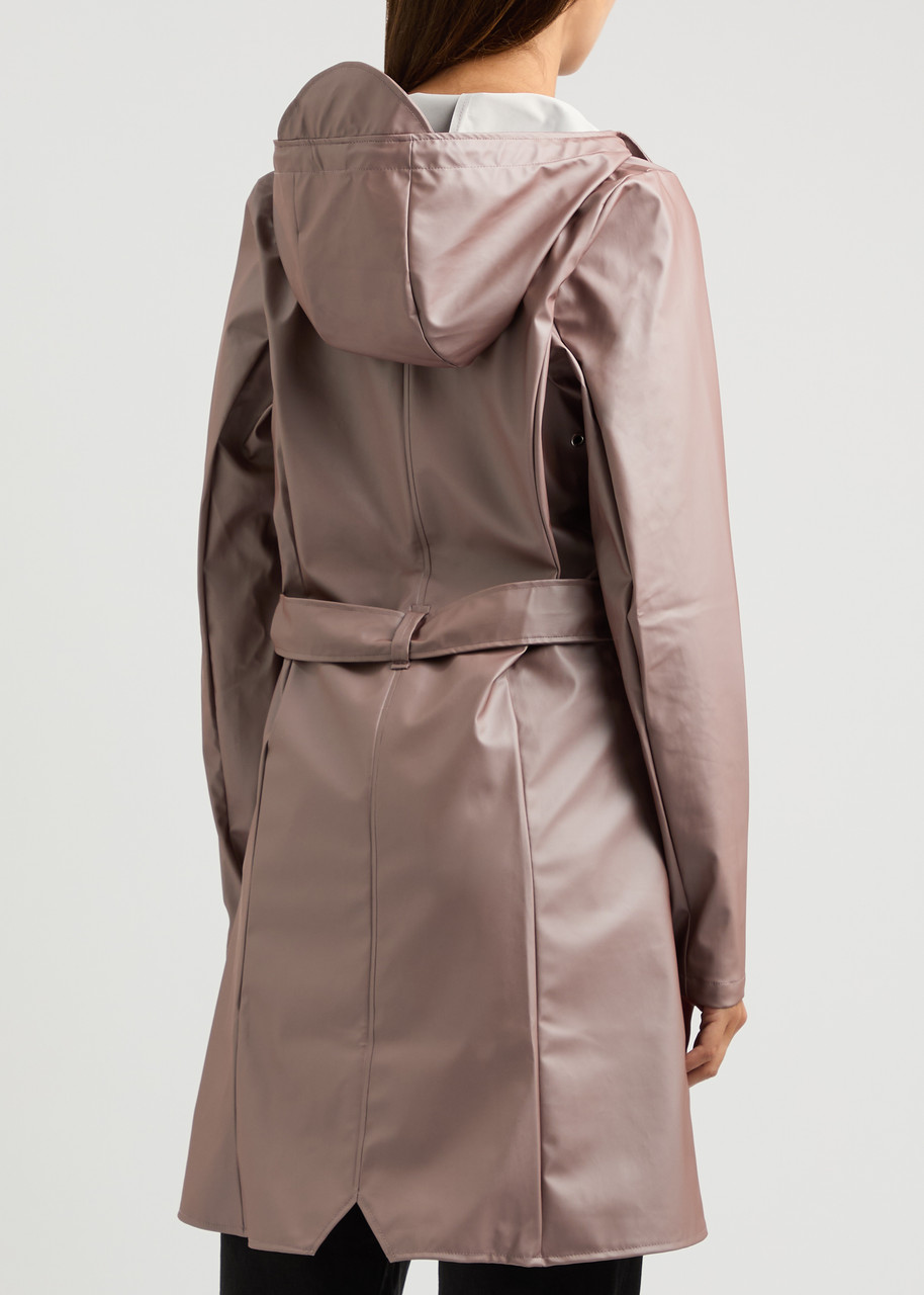 Rains Curve W Hooded Rubberised Jacket Harvey Nichols