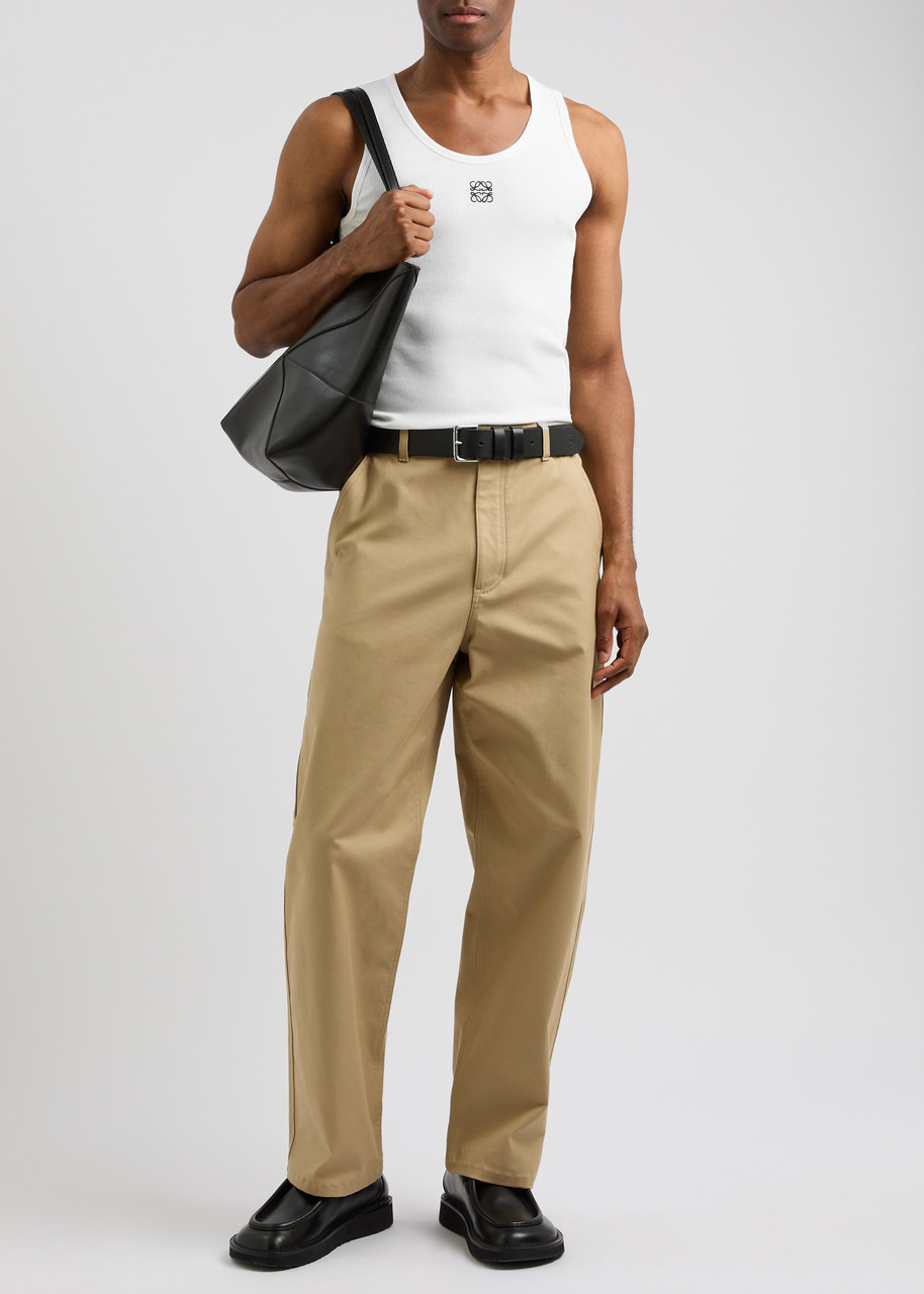 LOEWE Anagram-embroidered stretch-cotton vest | Harvey Nichols