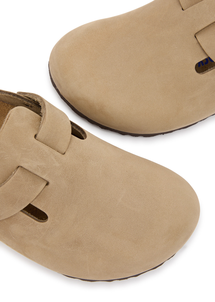 BIRKENSTOCK Boston nubuck sliders | Harvey Nichols