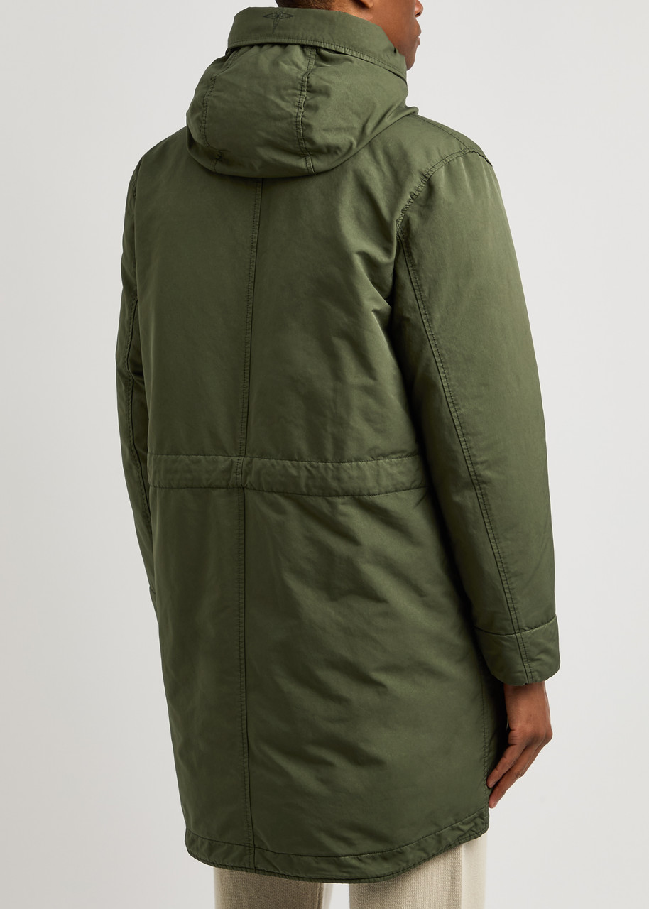 STONE ISLAND David-TC hooded twill jacket | Harvey Nichols
