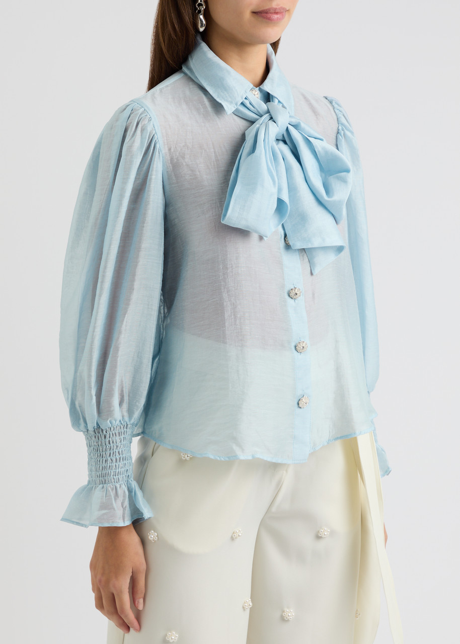 SISTER JANE Wind River organza blouse | Harvey Nichols