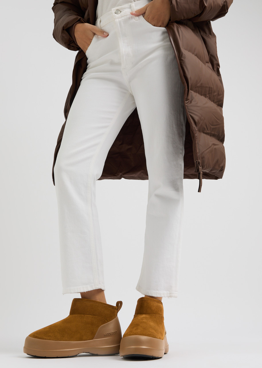 MOON BOOT Luna suede ankle boots | Harvey Nichols