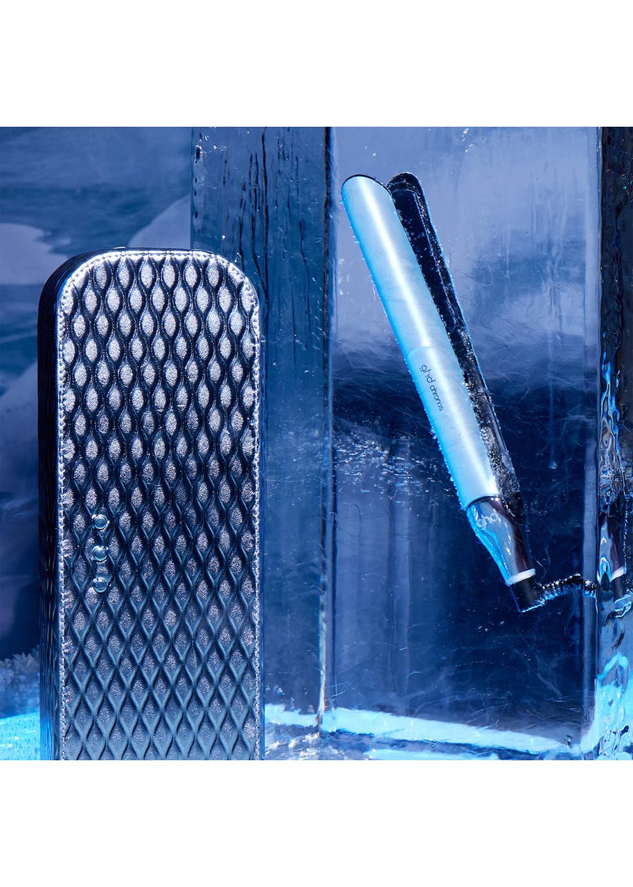 GHD Chronos Limited-Edition Hair Straightener in Icy Blue Gift Set ...