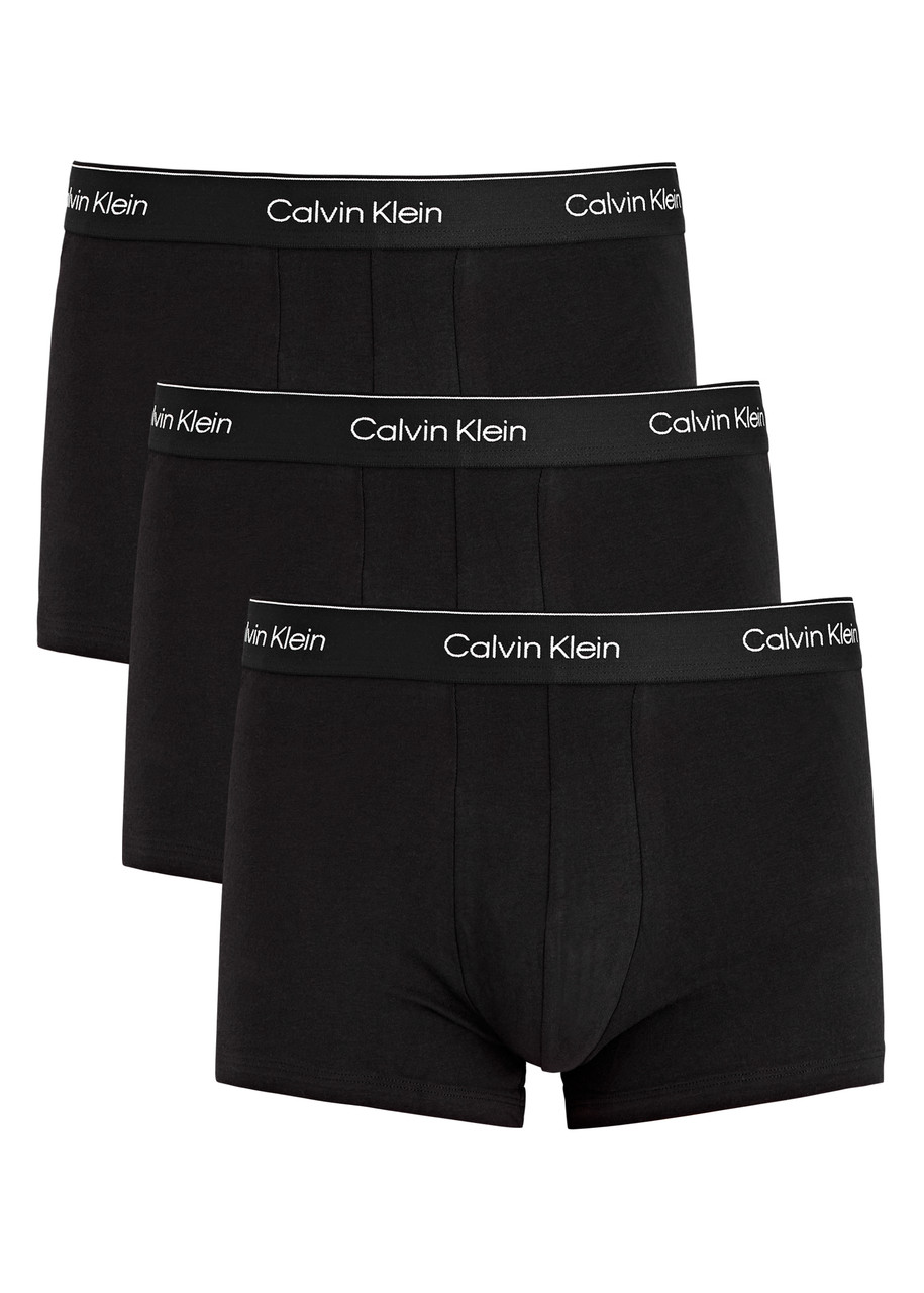 CALVIN KLEIN Modern stretch-cotton trunks - set of three | Harvey Nichols