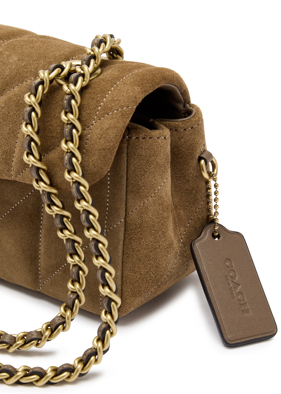 COACH Tabby 20 quilted suede shoulder bag | Harvey Nichols