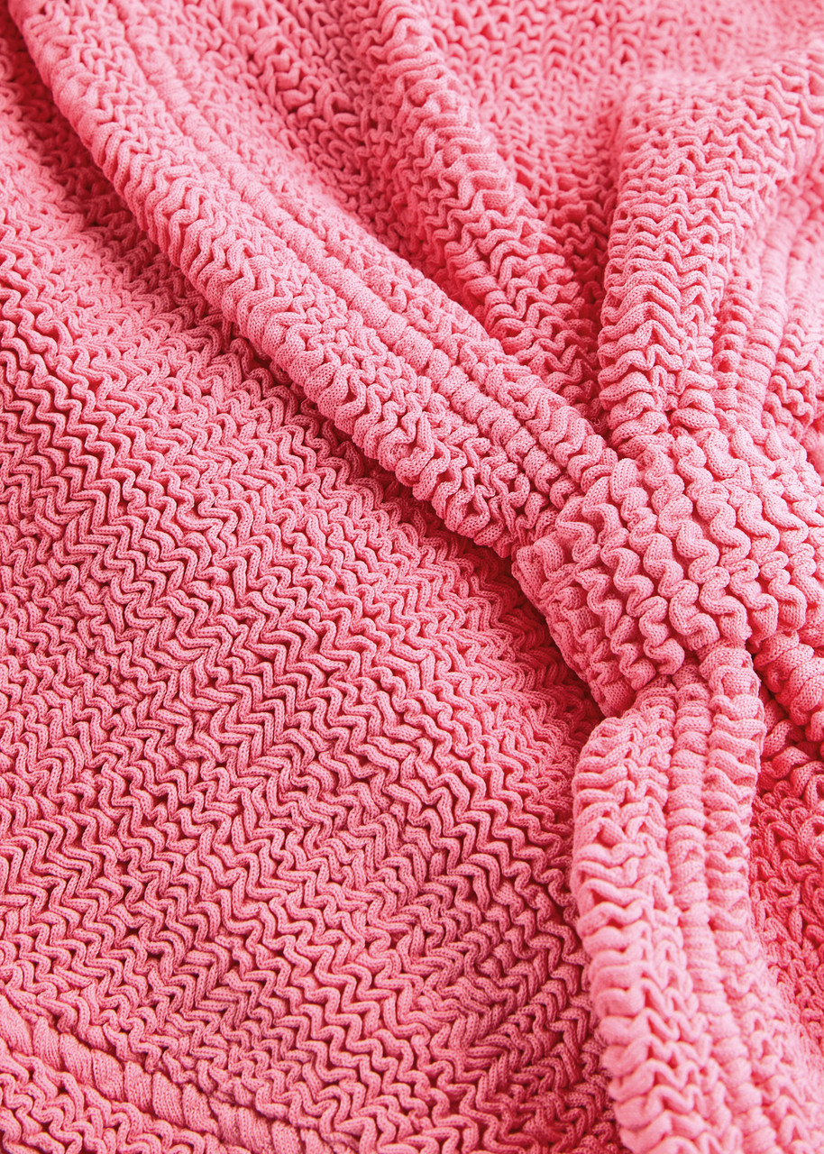 HUNZA G Ruby seersucker bandeau bikini | Harvey Nichols