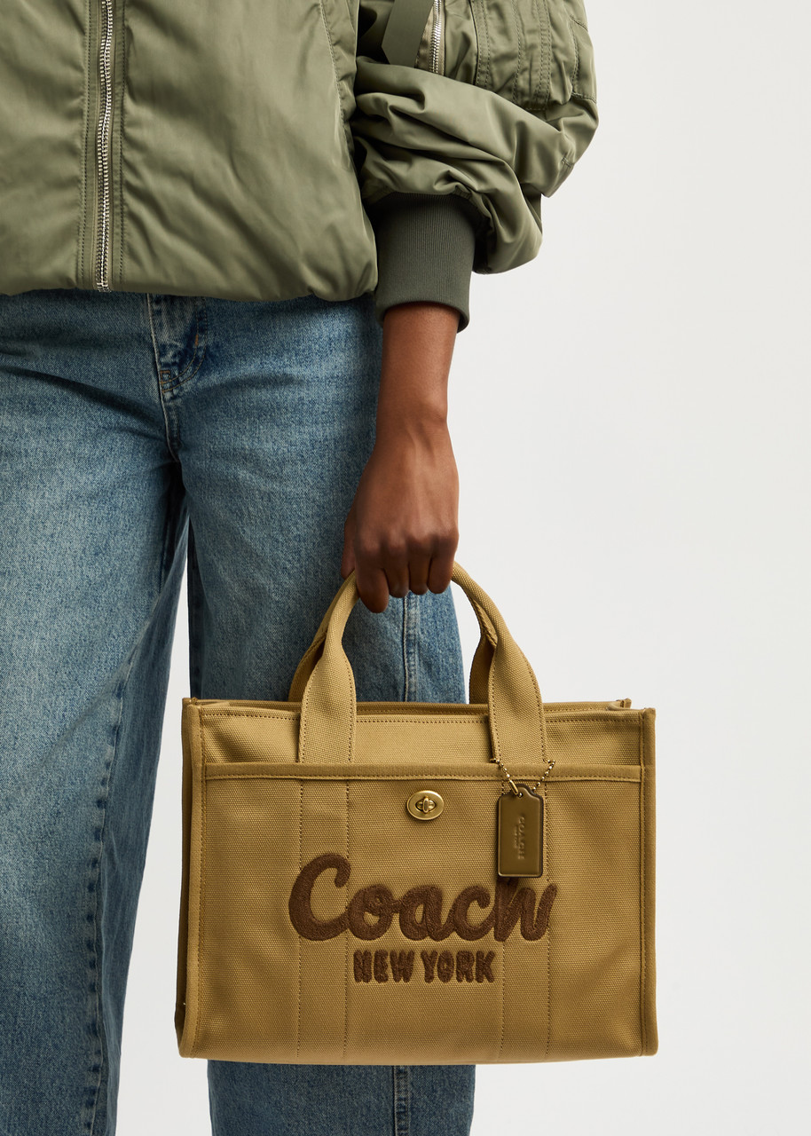 COACH Cargo logo-embroidered canvas tote | Harvey Nichols