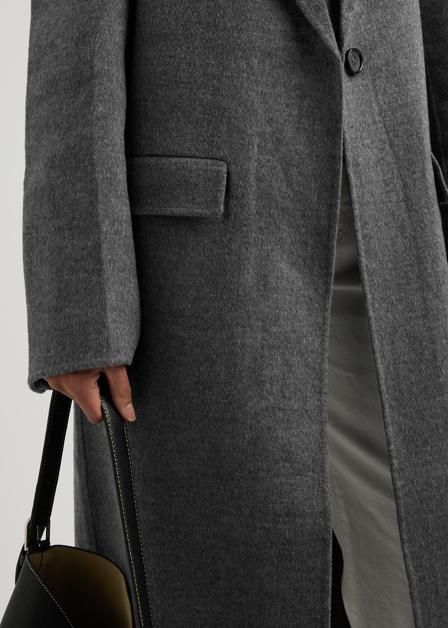 TOTEME Brushed wool coat | Harvey Nichols