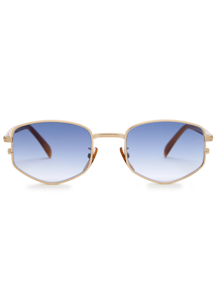 DAVID BECKHAM Square-frame sunglasses | Harvey Nichols
