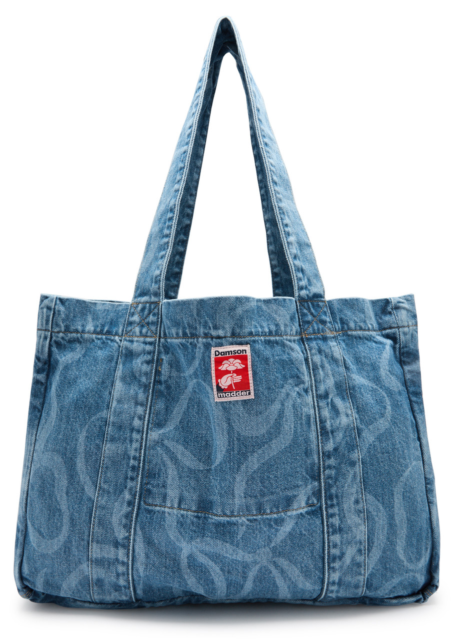 DAMSON MADDER Bagin printed denim tote | Harvey Nichols