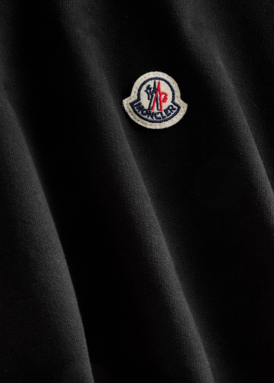 MONCLER Logo-appliquéd hooded cotton sweatshirt | Harvey Nichols