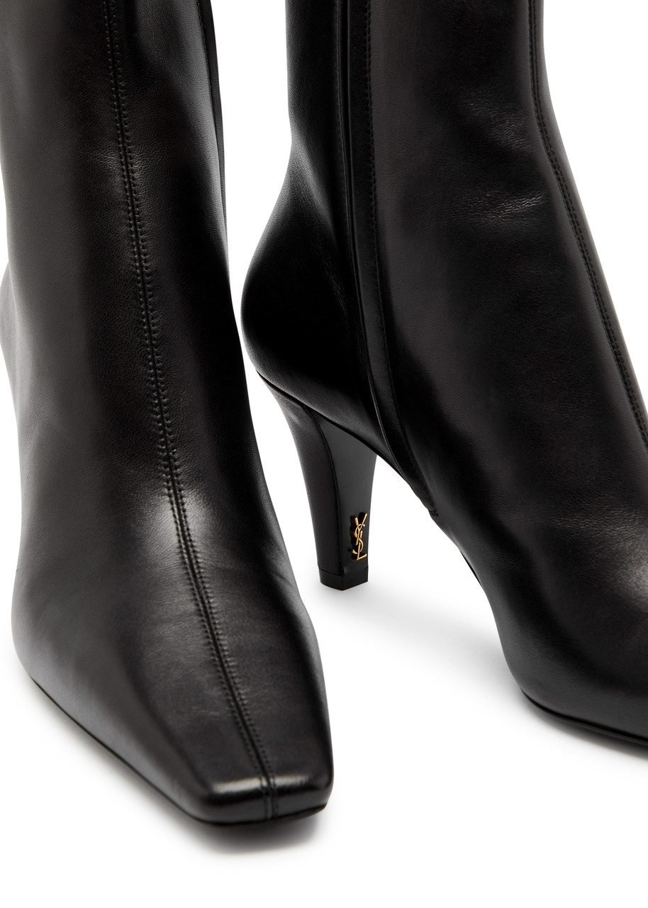 SAINT LAURENT Jill 75 leather ankle boots | Harvey Nichols