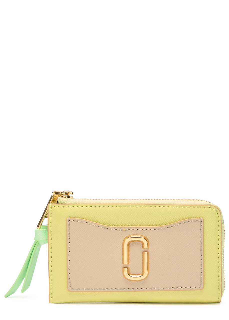 MARC JACOBS The Utility Snapshot colour-blocked leather wallet | Harvey ...