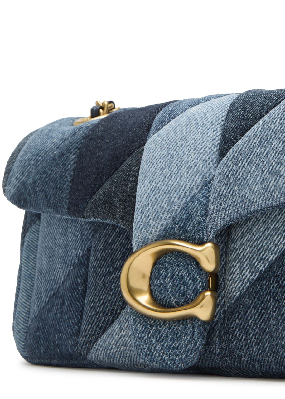 COACH Quilted Tabby 20 patchwork denim shoulder bag | Harvey Nichols