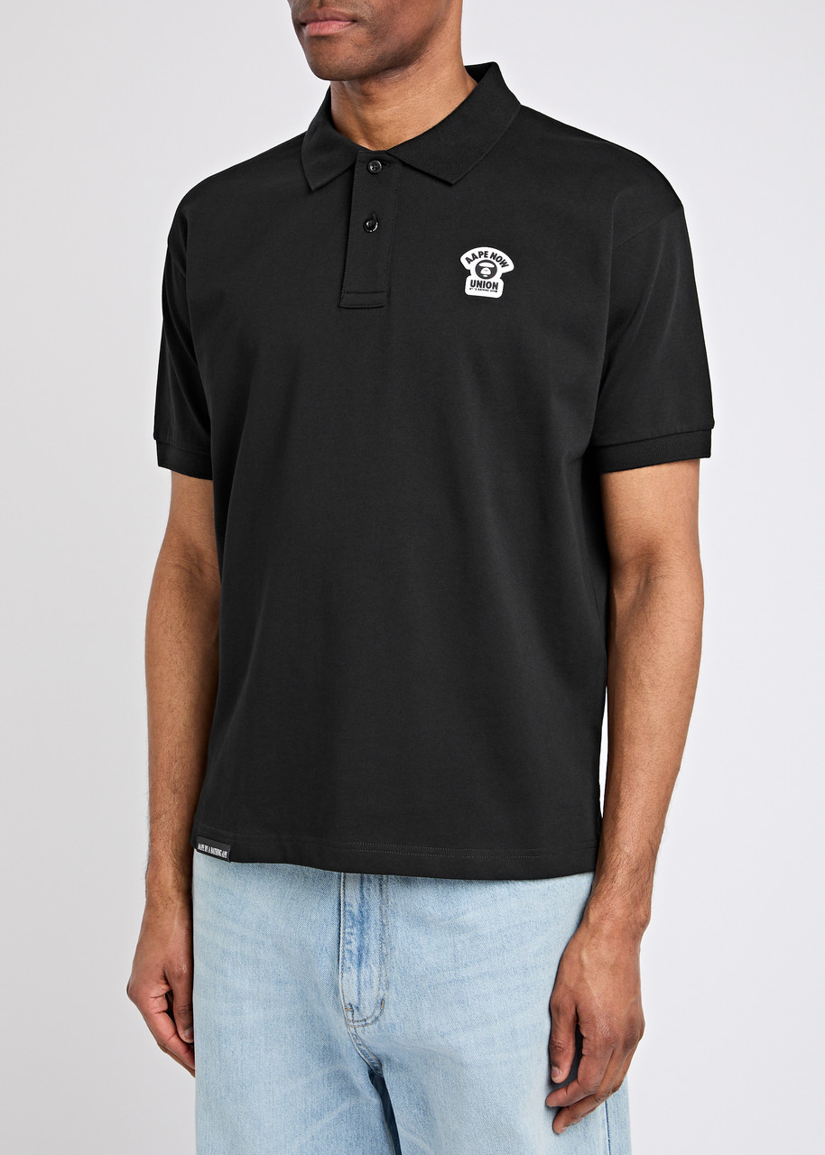 AAPE Logo-appliquéd cotton polo shirt | Harvey Nichols