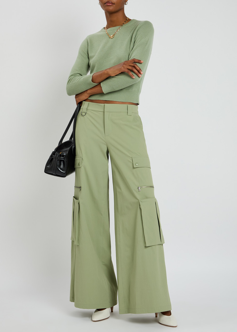 ALICE + OLIVIA Sara shell cargo trousers | Harvey Nichols