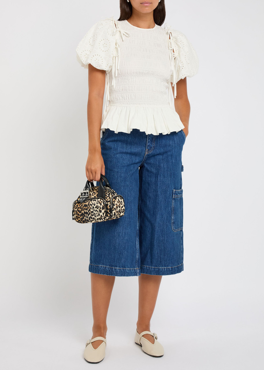 DAMSON MADDER Becca broderie-anglaise cotton blouse | Harvey Nichols