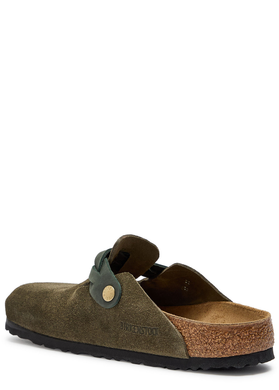 BIRKENSTOCK Boston Braided suede clogs | Harvey Nichols