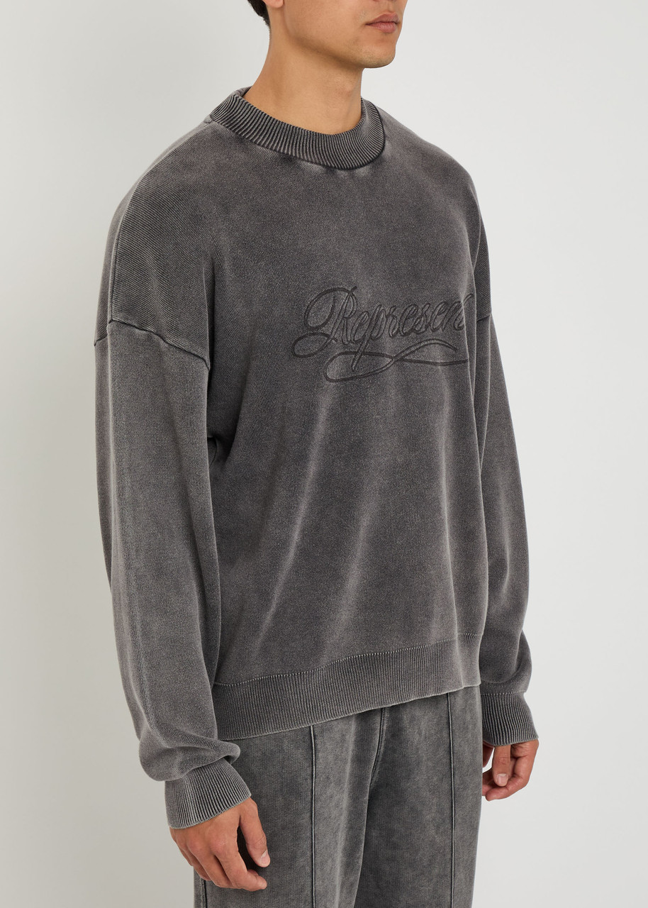 REPRESENT Stamped logo cotton jumper | Harvey Nichols