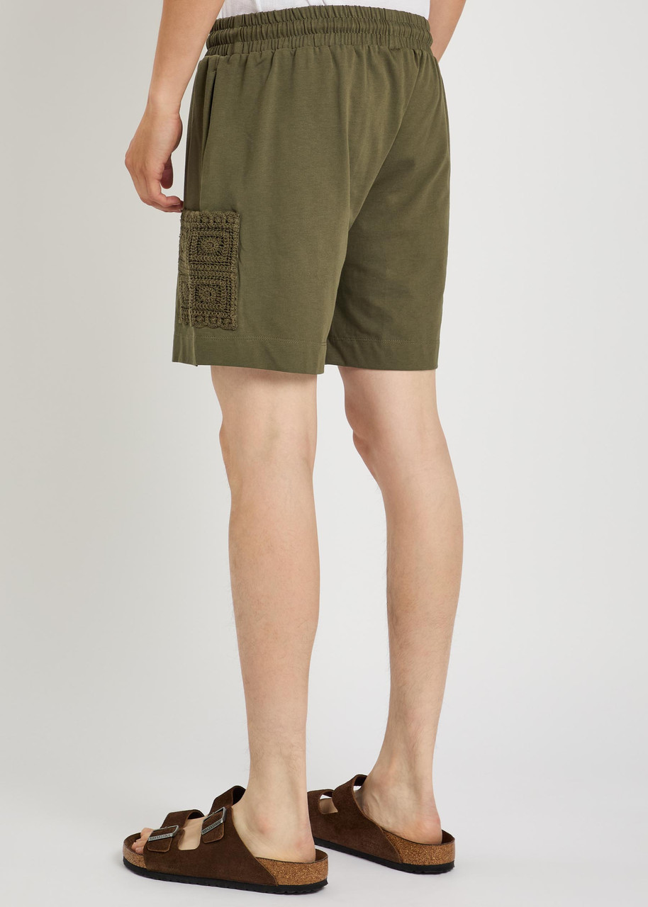 CHE Inigo crochet and jersey shorts | Harvey Nichols